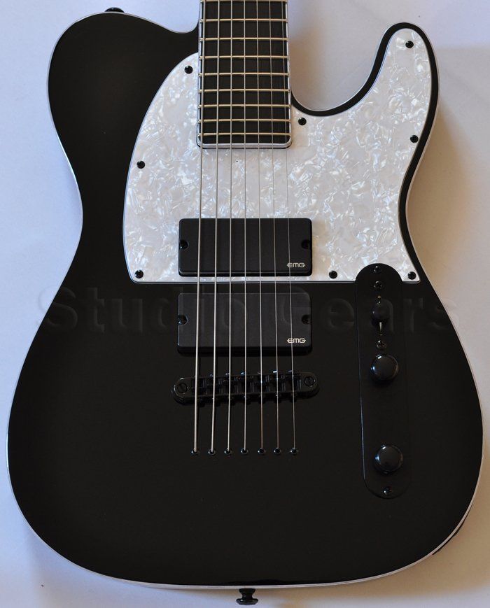 ESP LTD SCT-607B Stephen Carpenter Baritone Electric Guitar in Black