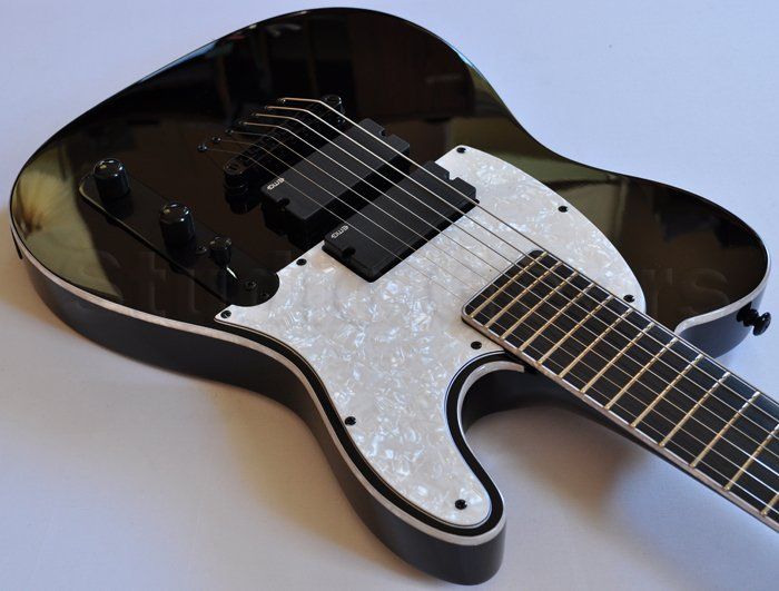 ESP LTD SCT-607B Stephen Carpenter Baritone Electric Guitar in Black